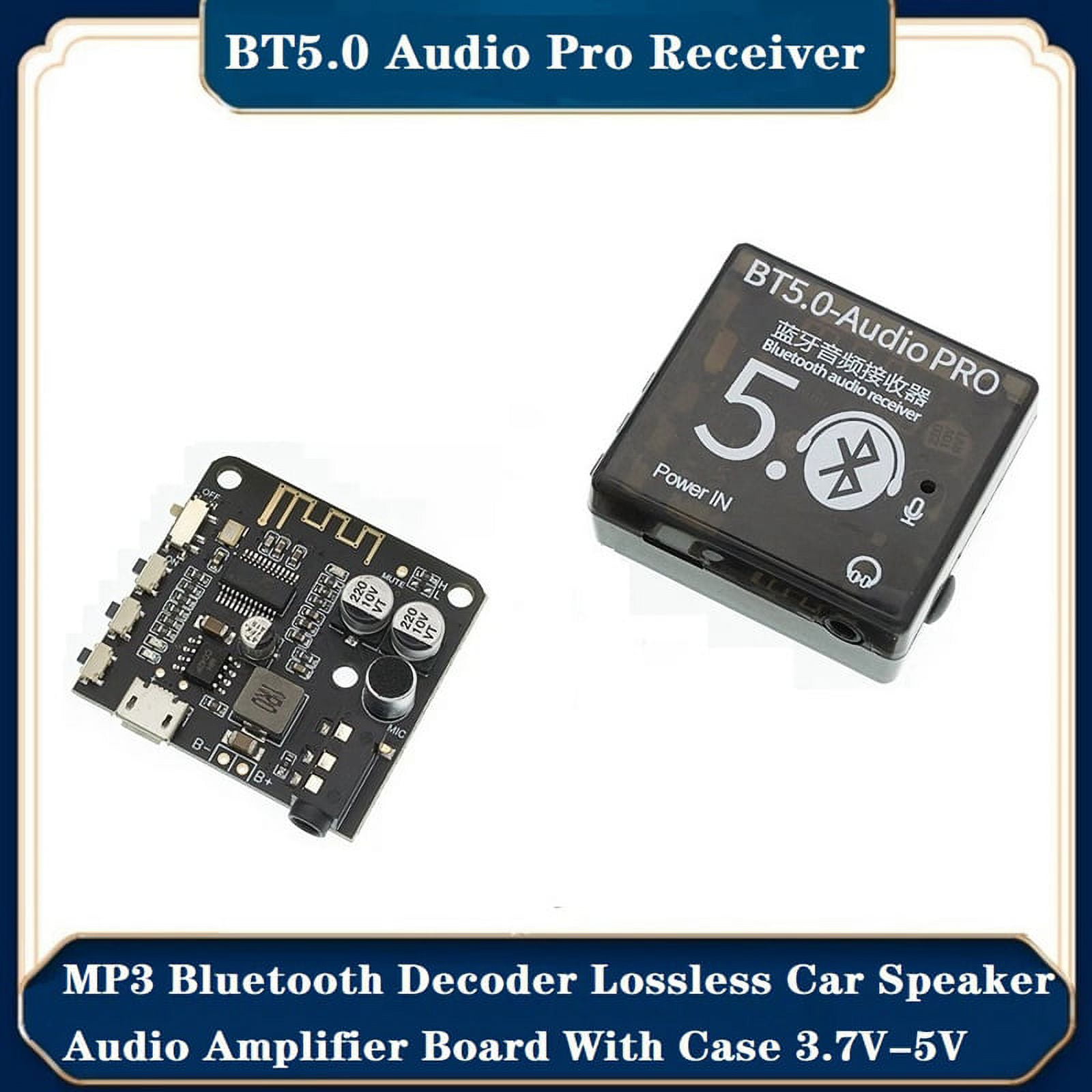 HOT! BT5.0 Receiver Board MP3 Bluetooth Decoder Lossless Car Speaker ...