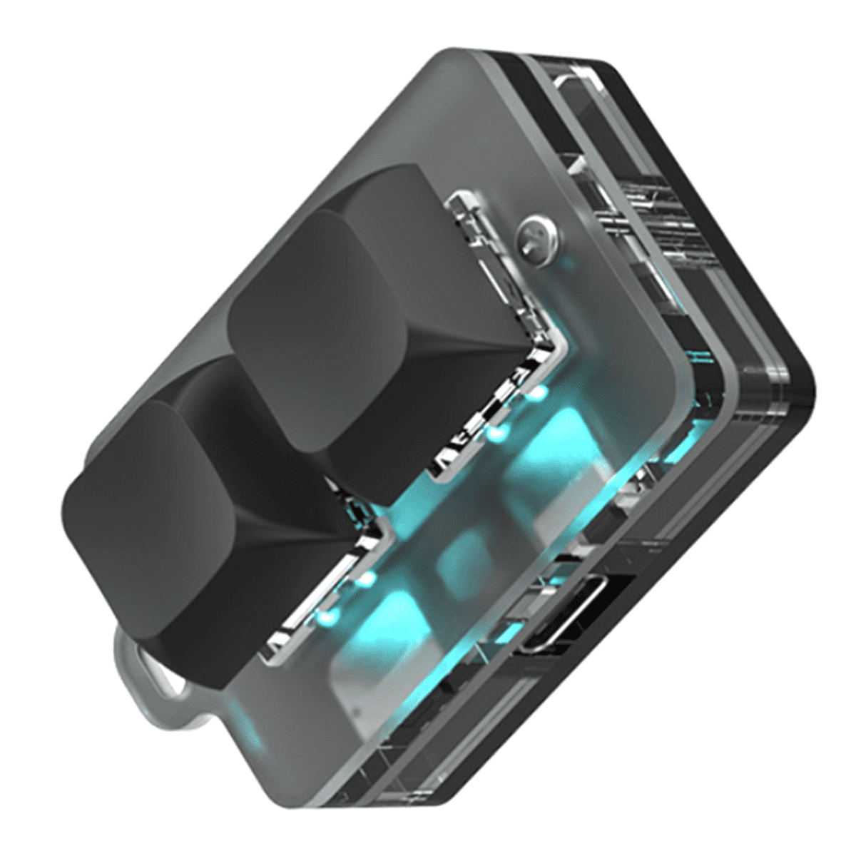 HOT! Bluetooth Mini 2 Key Keypad Copy Paste Hot Swap Games One key ...