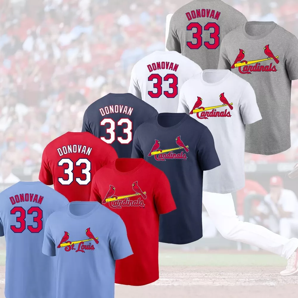 HOT - Brendan Donovan #33 St. Louis C.ardinals 2025 Player Name ...