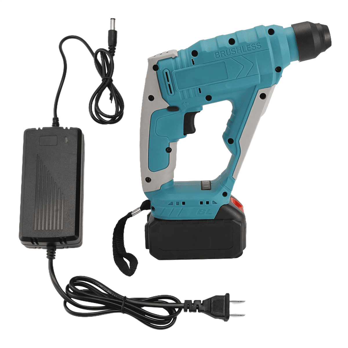 HOT! Brushless Hammer Drill, SDS-Plus Cordless Drill for Concrete ...