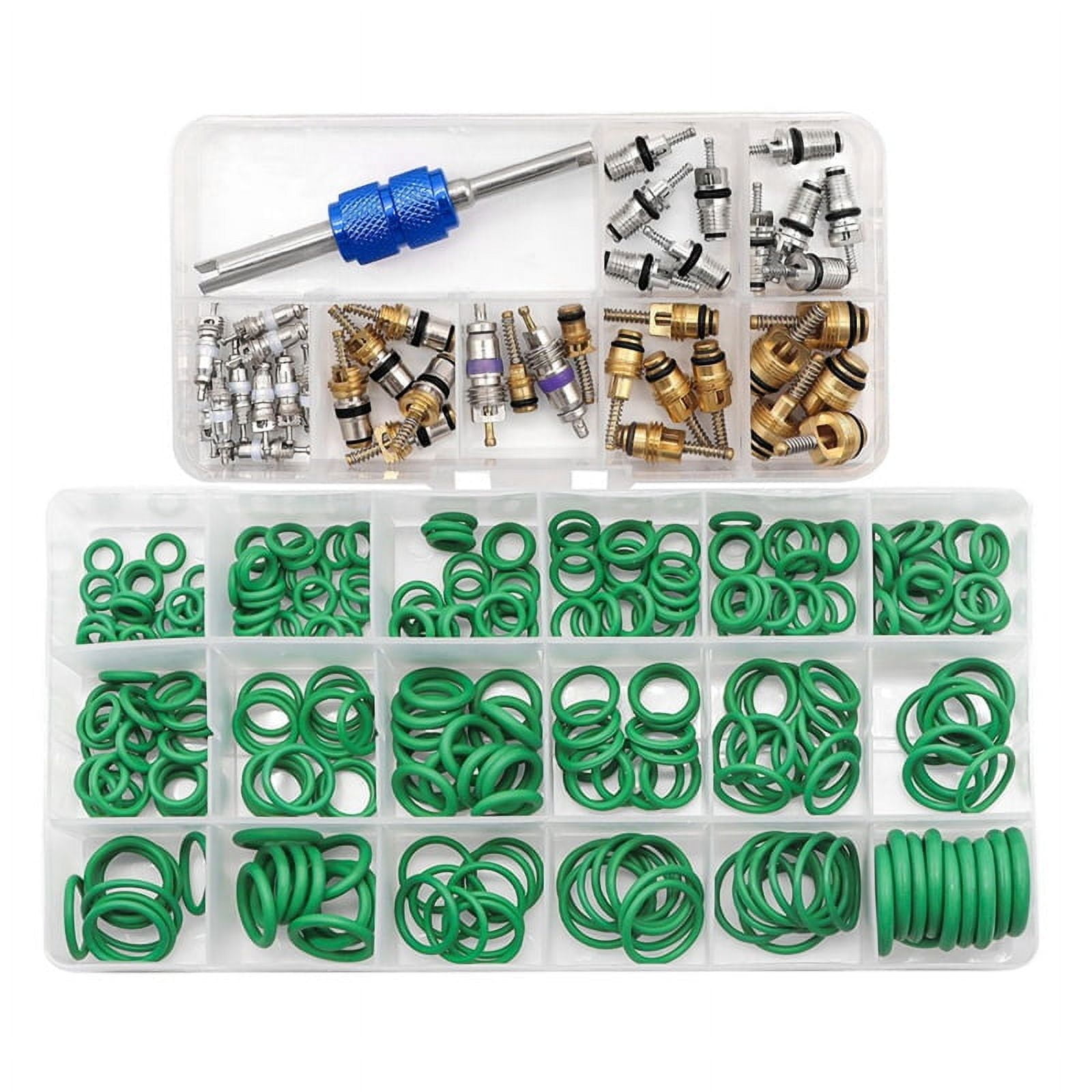 HOT Car A/C Repair Kit 270PCS O-Ring Seals + 40PCS Valve Core ...