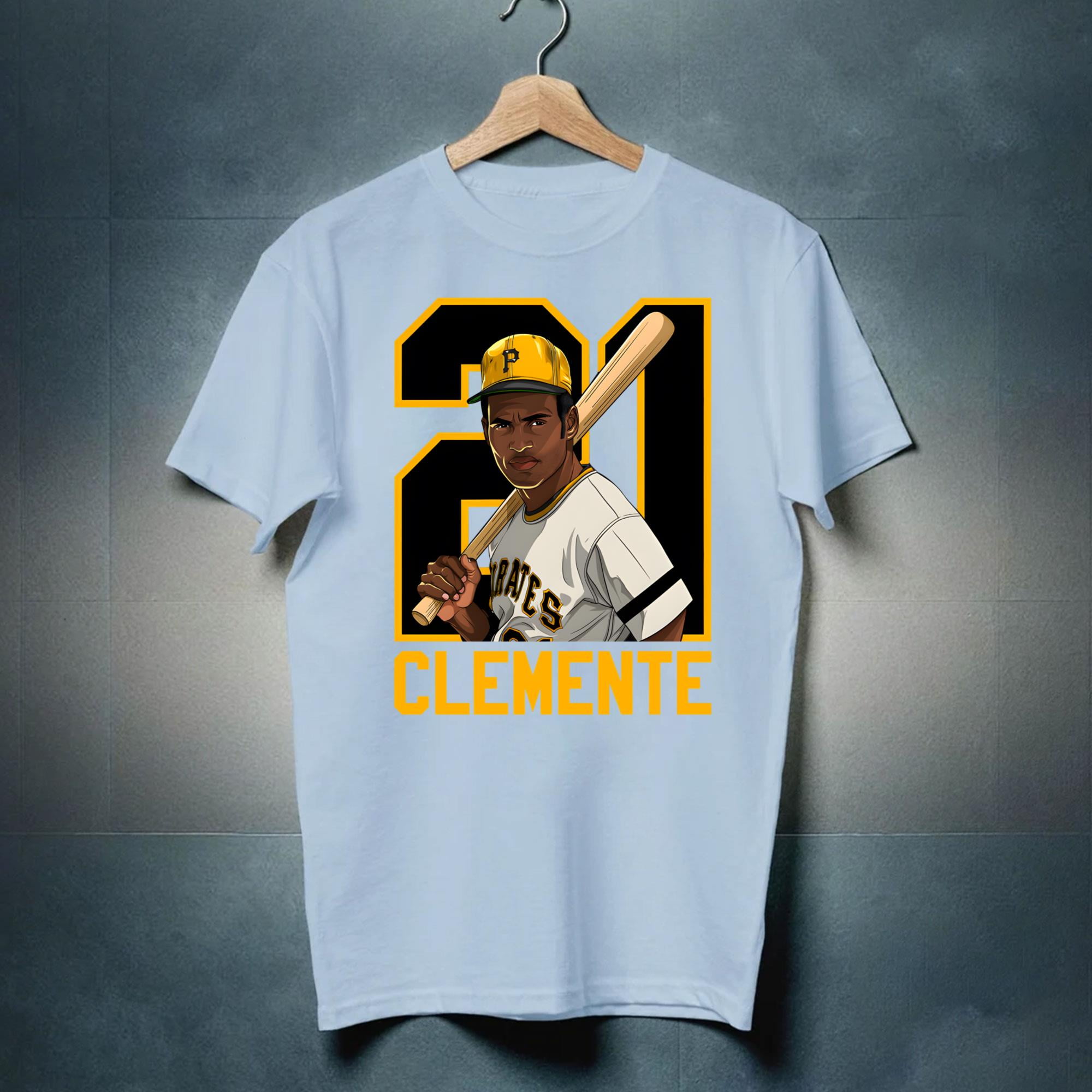 HOT! Clemente 21 T-Shirt-TH41623 - Walmart.com