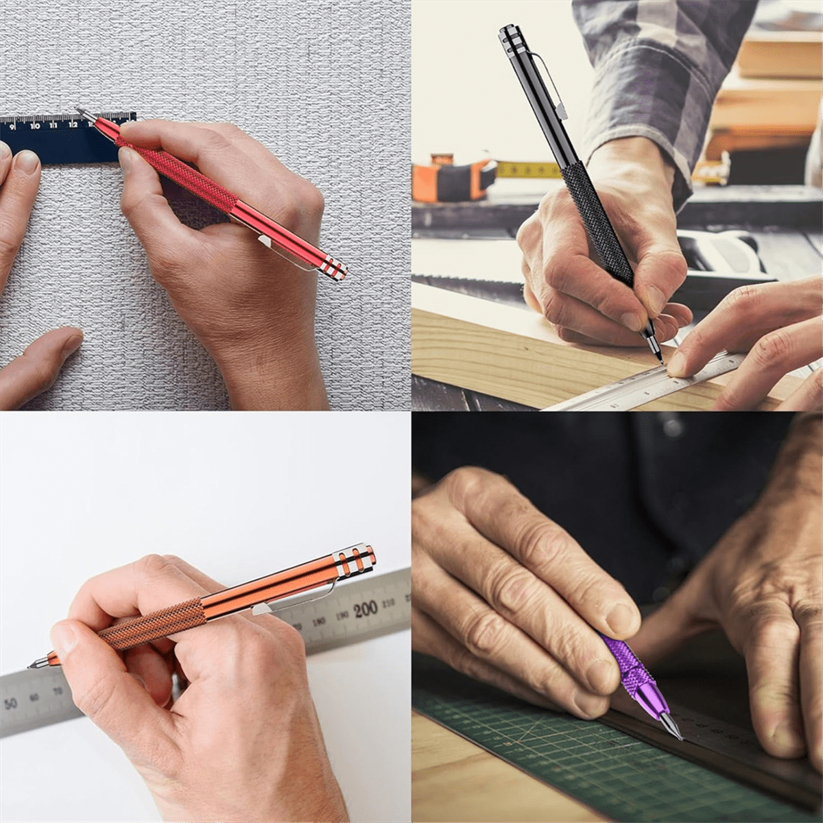 HOT! Color Tungsten Carbide Scriber with Magnet,A Ruler,with Extra ...