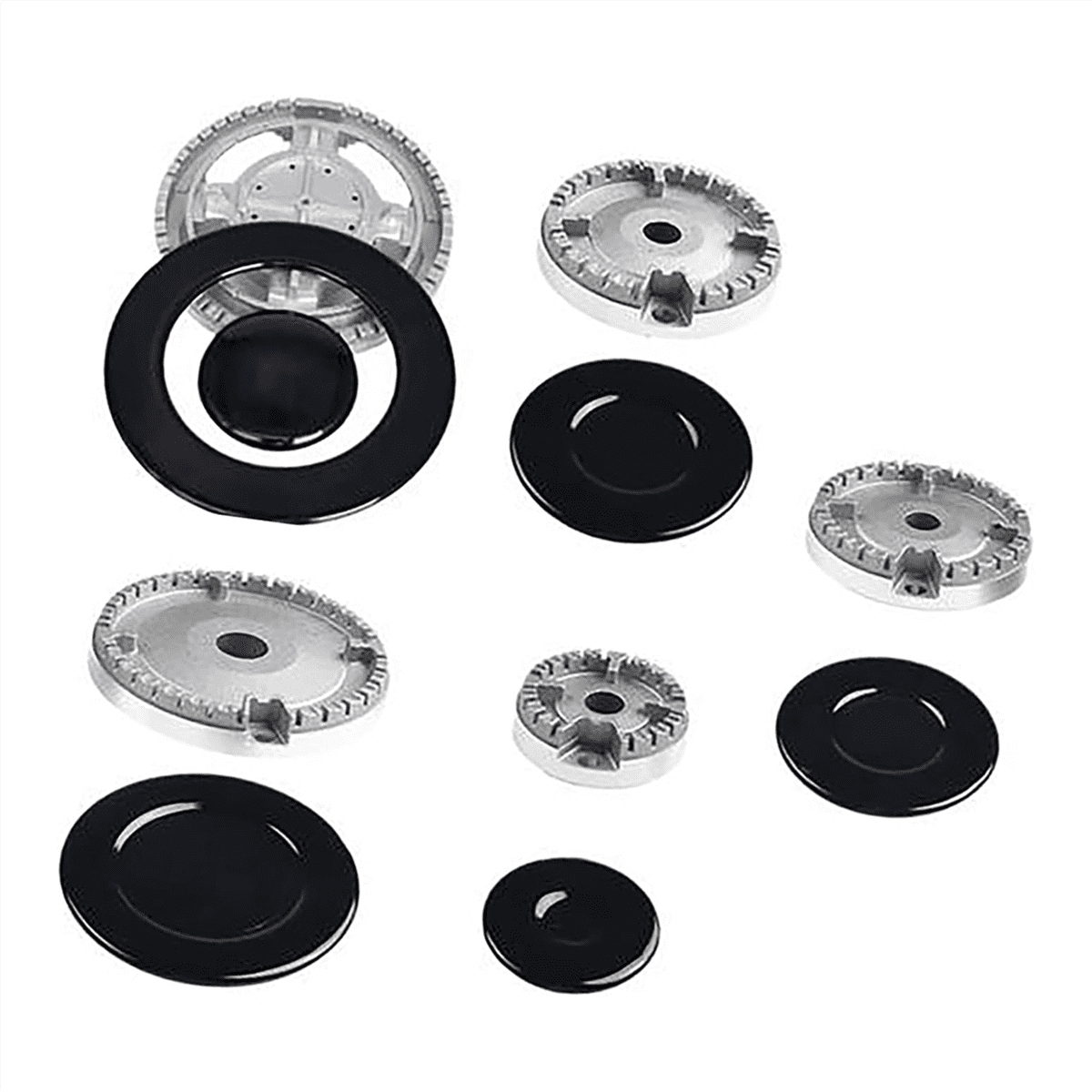 HOT Cooker Hat Set Practical Tool Burners Crowns and Flame Caps Oven ...