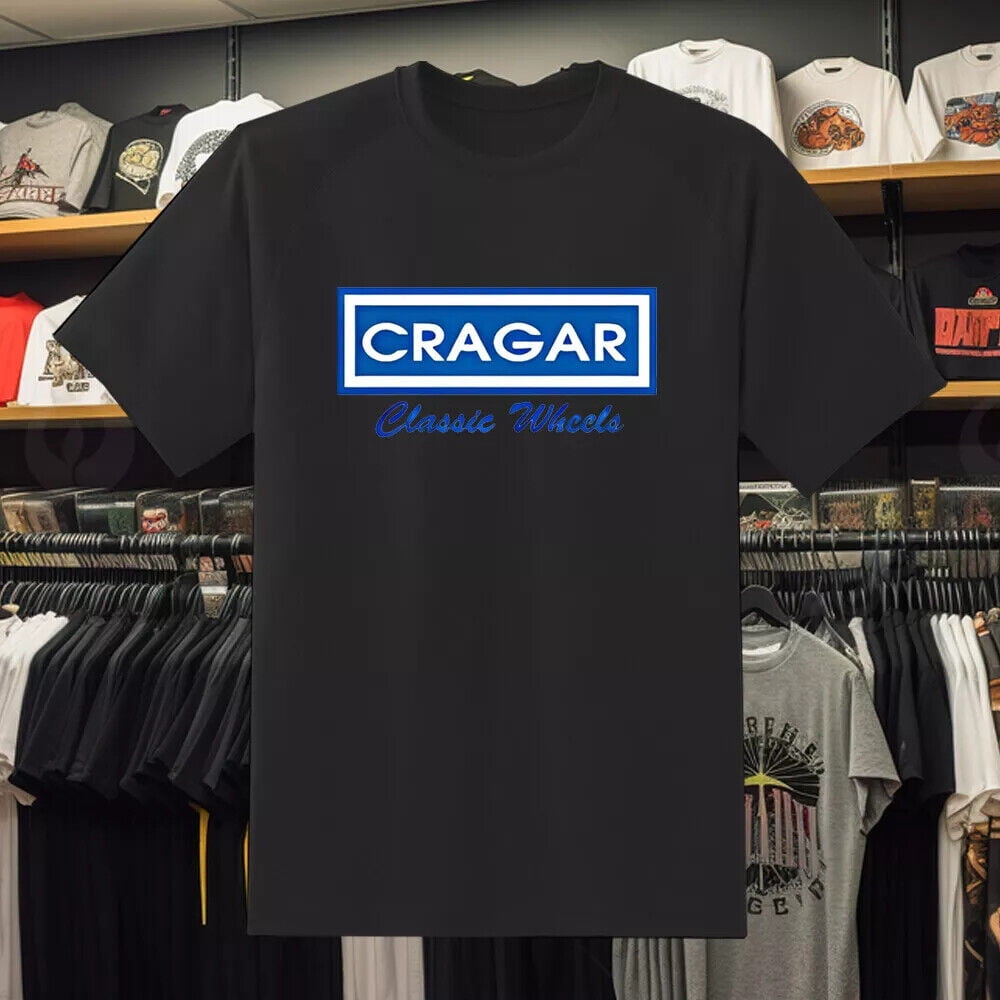 HOT!! Cragar Classic Wheels Logo Retro VintageUnisex T-shirt S-5XL ...