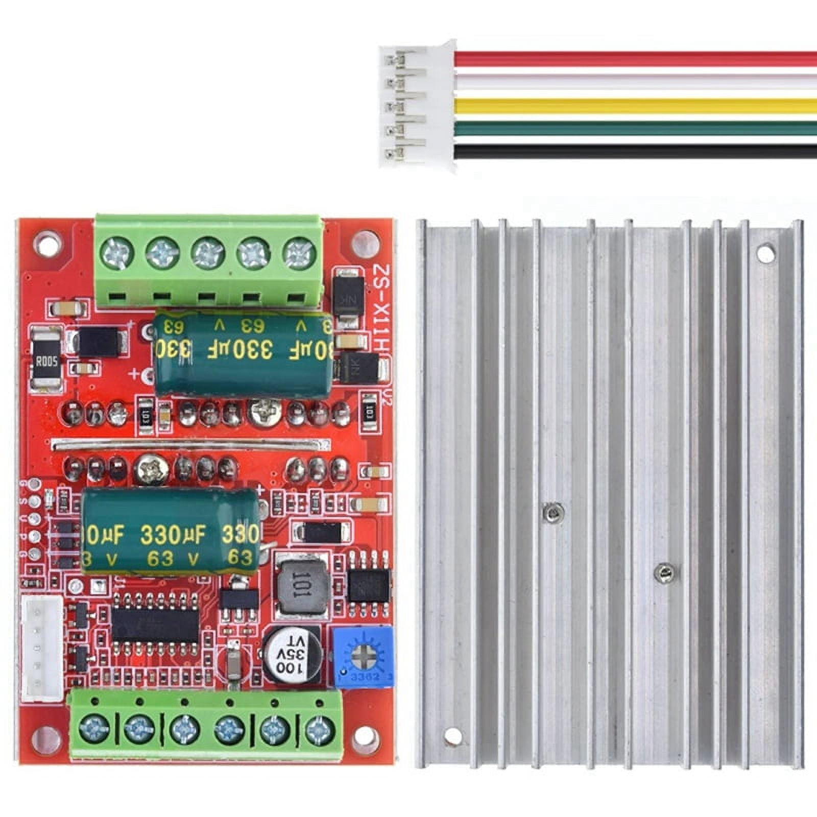 HOT DC 6-60V 400W BLDC Three Phase Brushless Motor Controller PWM Hall ...