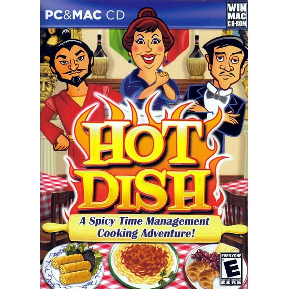 HOT DISH PC & MAC CDRom Software Game - A Spicy Time Management Cooking ...