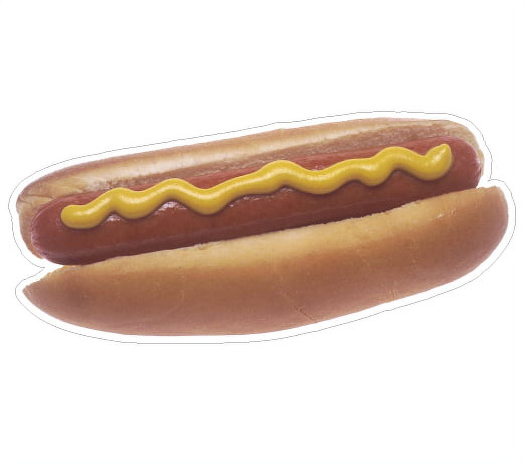 HOT DOG Concession Decal menu sign stand cart sticker - Walmart.com