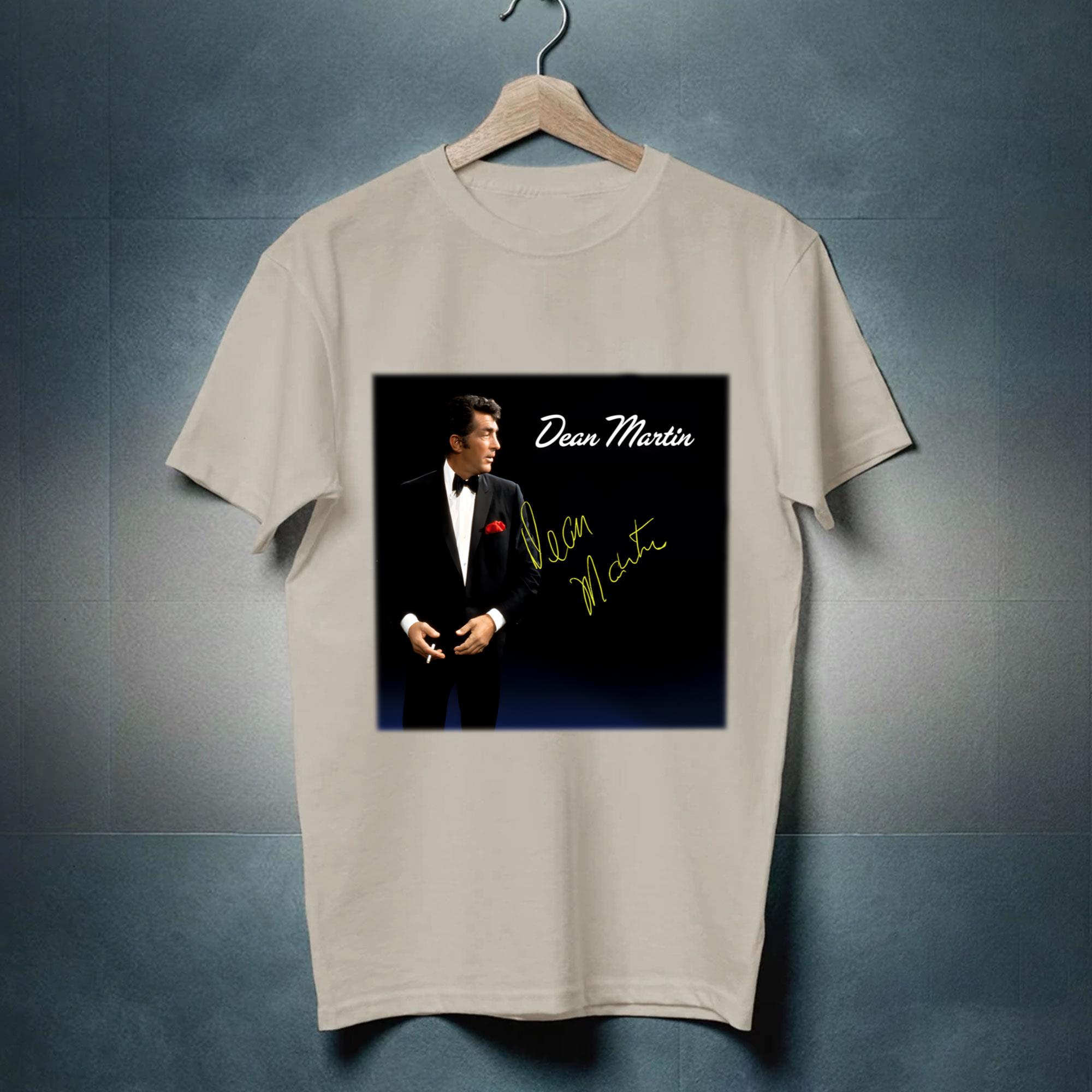 HOT Dean Martin Short Sleeve Black All size Cotton S-3XL Shirt TA324 ...