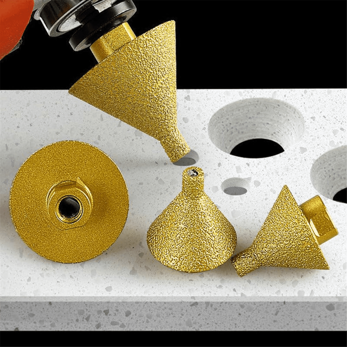 HOT! Diamond Beveling Chamfer Bit for Angle Grinders, 5/8In 11 Thread ...