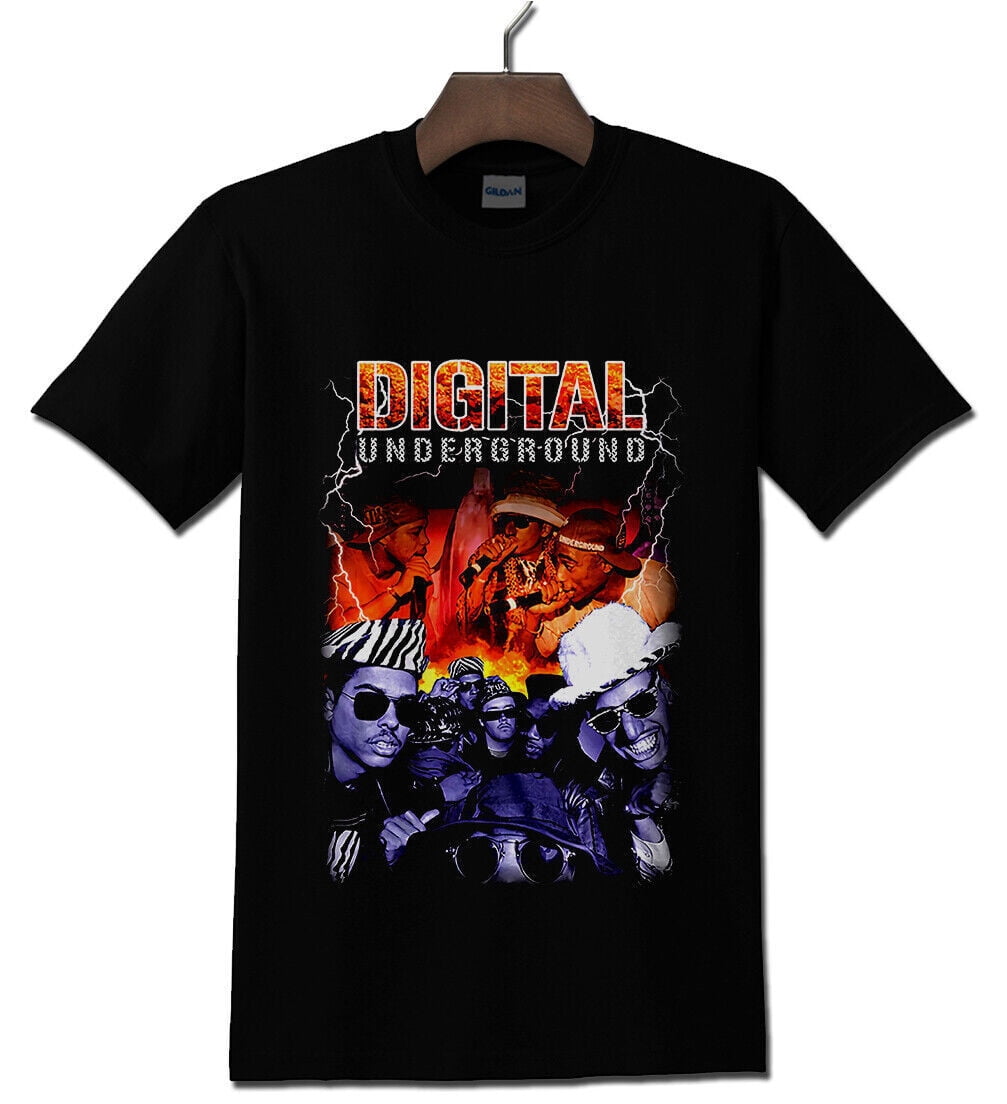 HOT Digital Underground Hip Hop Rap Black T-shirt S -3XL - Walmart.com