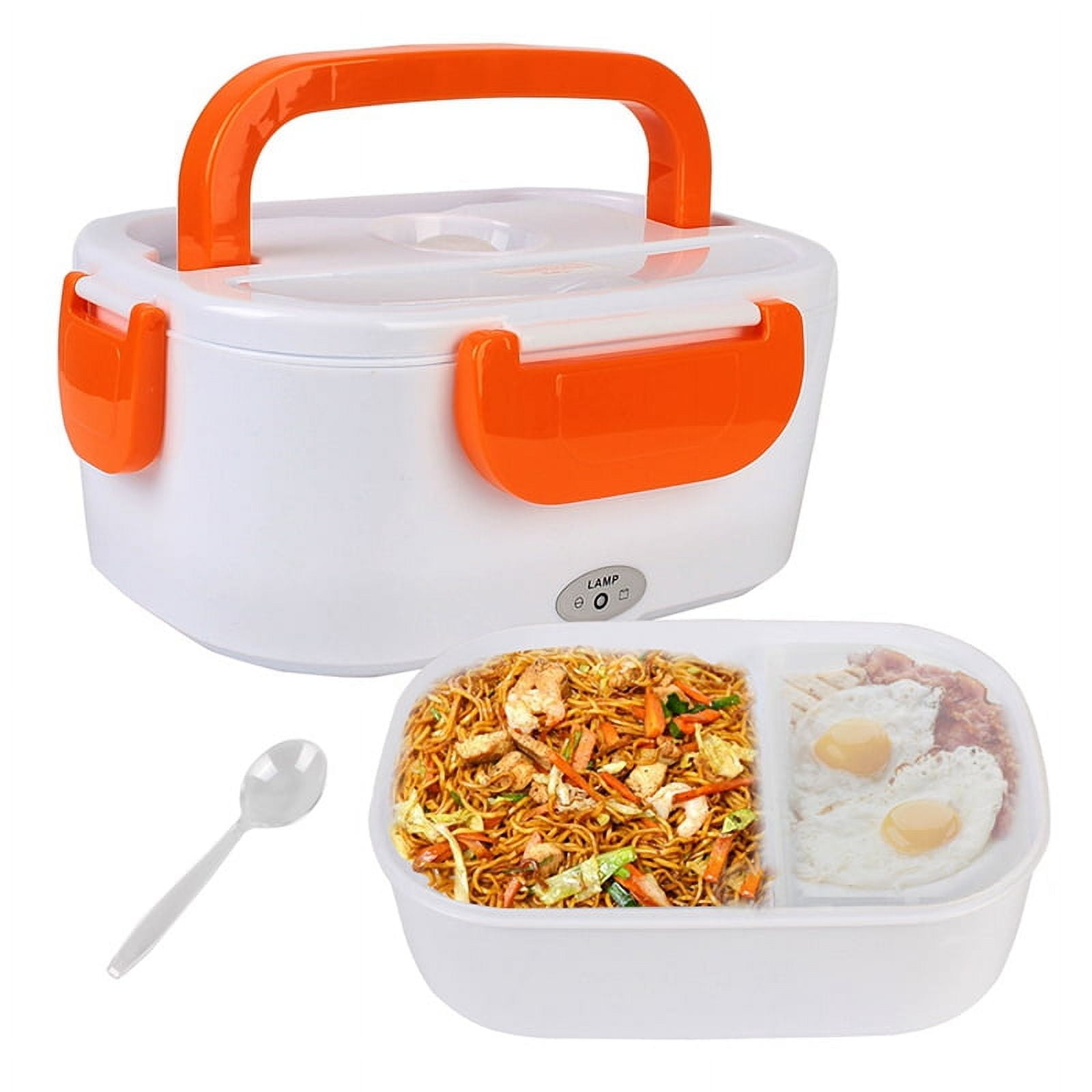 HOT Dinnerware Electric Heated Lunch Box Travel Car Work Heating Bento ...