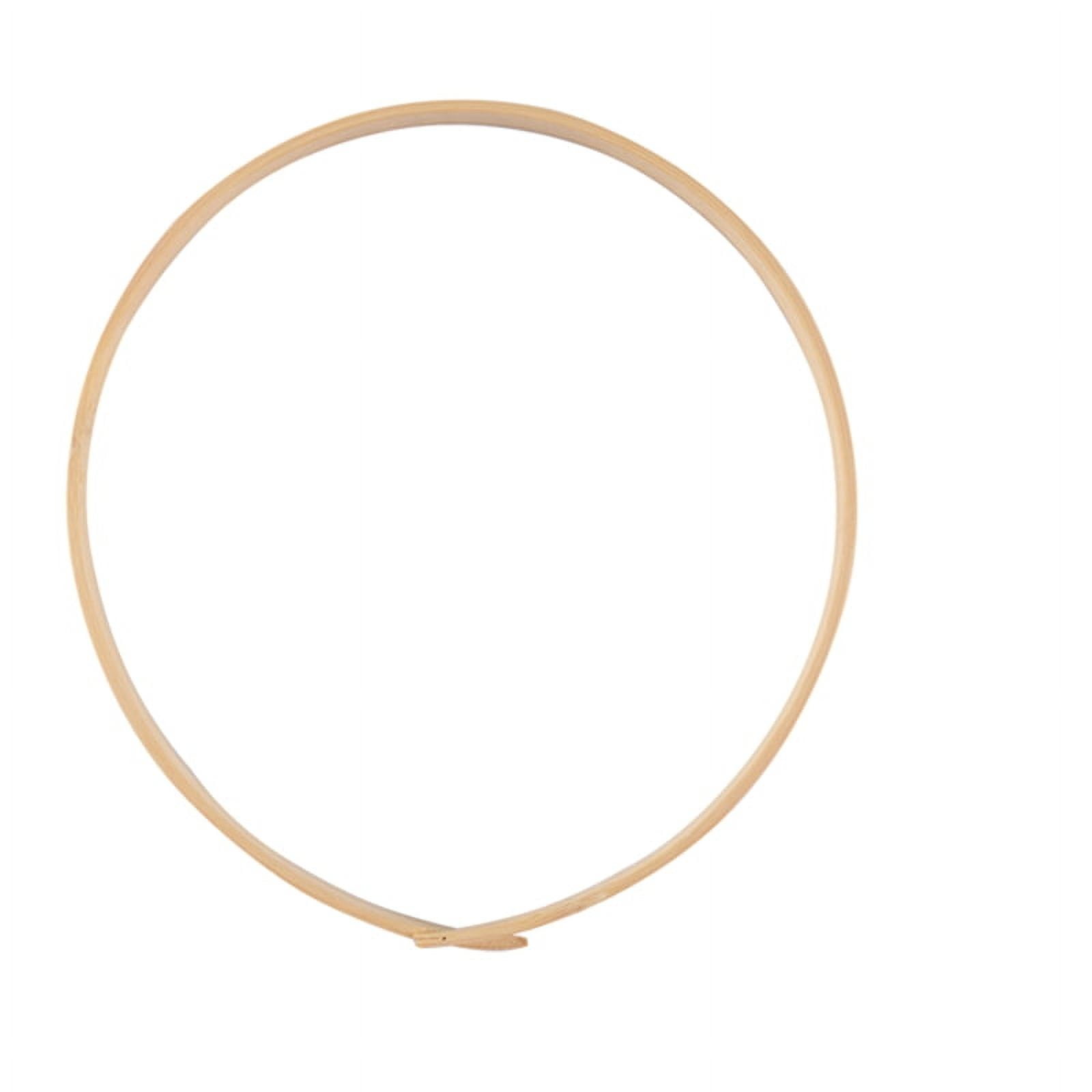 NEW Dream Bamboo Rings,Wooden Circle Round Catcher DIY Hoop for Flower ...