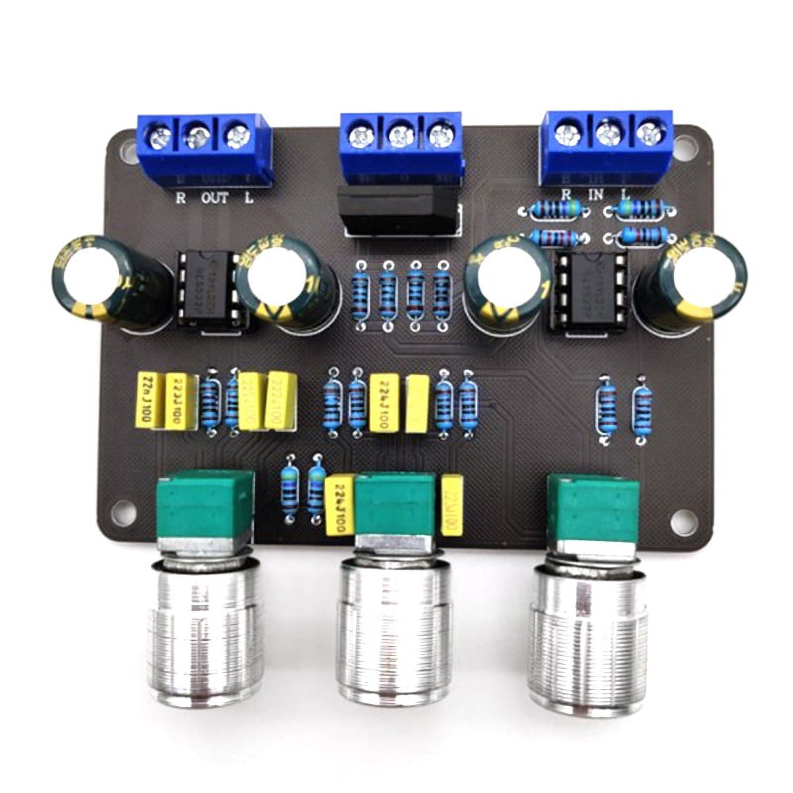 Dual NE5532 Tone Stereo Preamplifier Board Audio HiFi Amprifier ...