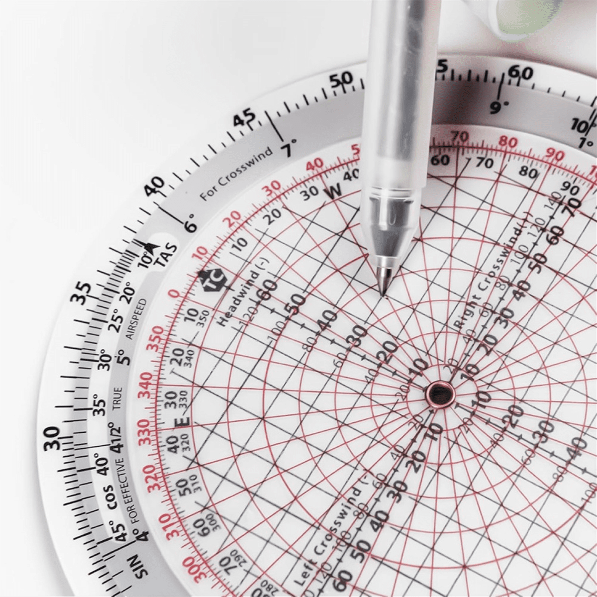 HOT! E6B-R2 4 Inch Diameter Circular Flight Computer, Computer ...