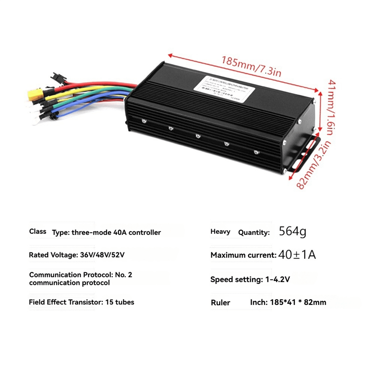 HOT! Ebike Sinawave Three-Mode Controller 36V/48V/52V 40A with 24V-48V LCD DIsplay S866 Wheel ...