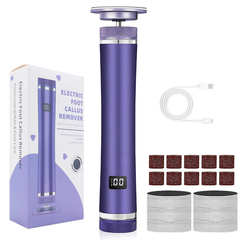 HOT Electric Foot Callus Remover Rechargeable File Pedicure Tools for ...