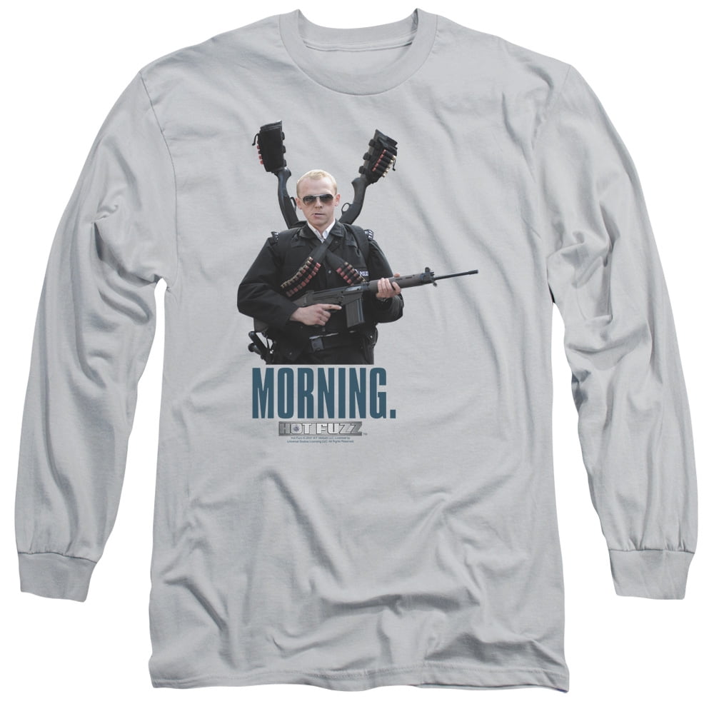 HOT FUZZ/MORNING - L/S ADULT 18/1 - SILVER - 2X - Walmart.com
