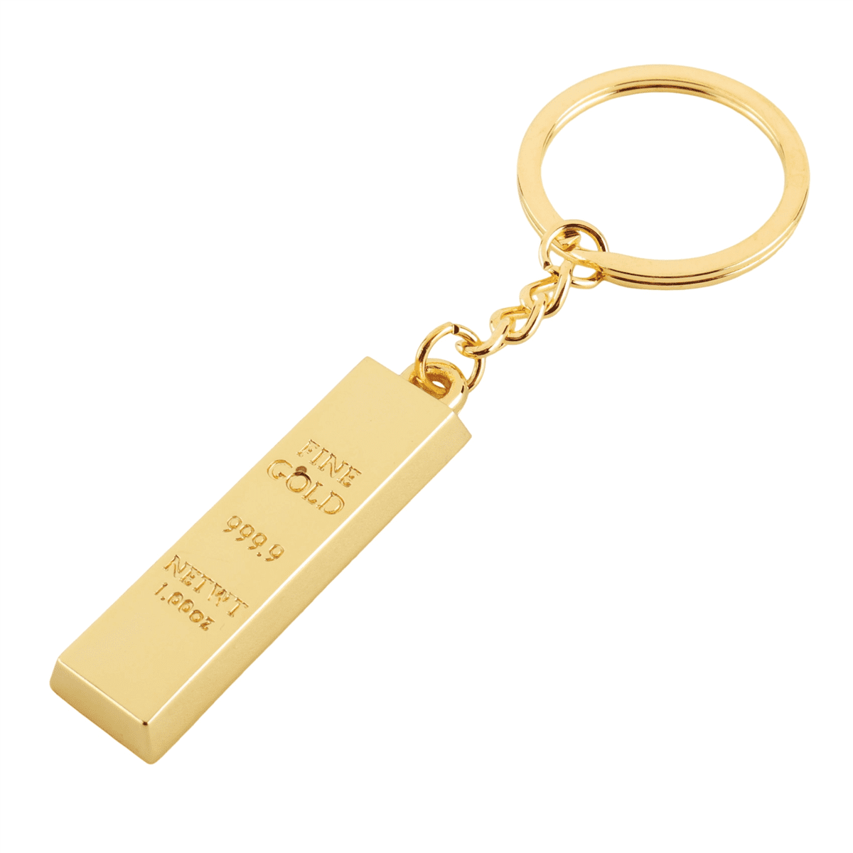 HOT Faux 9999 Miniature Bar Pendant Key Chain Ring - Walmart.com