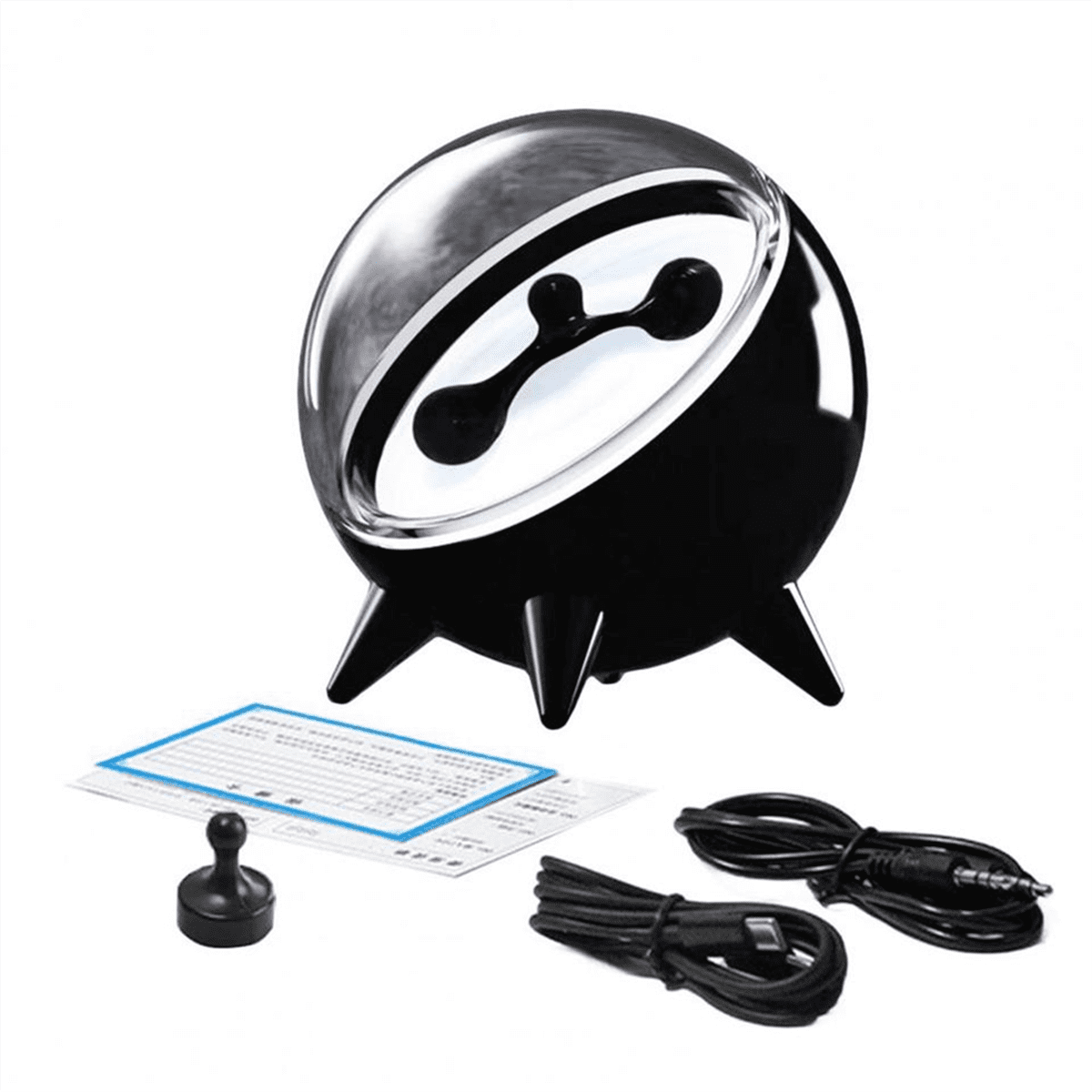 HOT! Ferrofluid Sound Visualizer, Rechargeable Music Rhythm Speaker ...