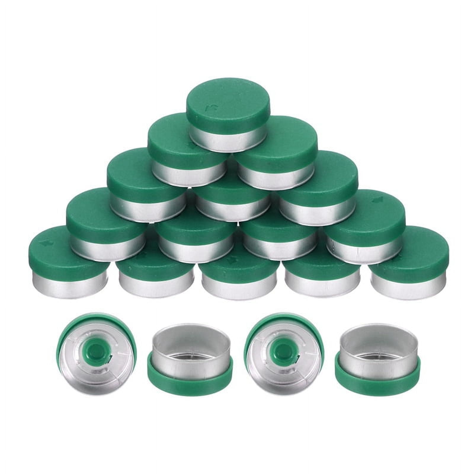 HOT Flip Caps, 200PCS Burr-Free Top Caps Seals Cover Green, 20mm ...