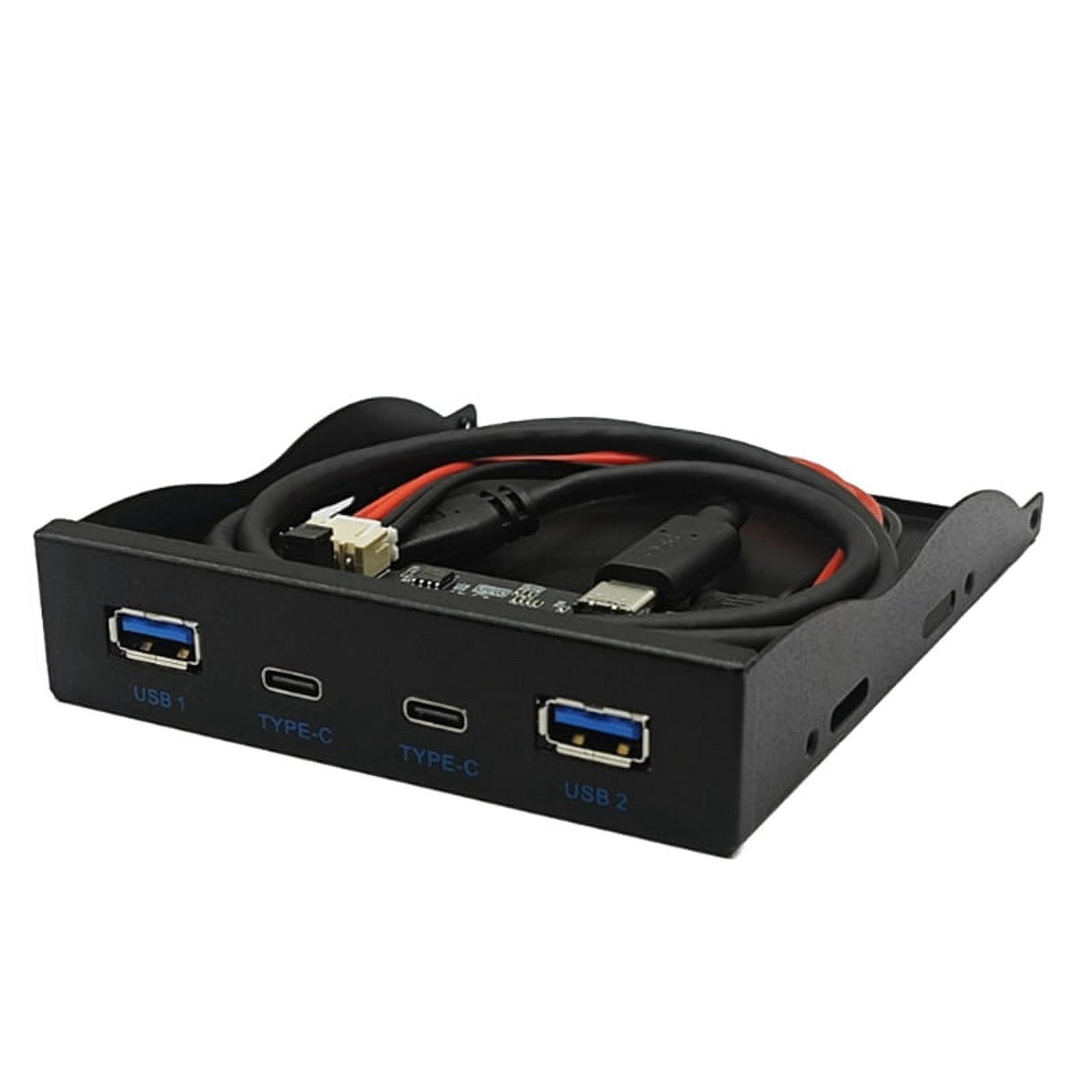 HOT Floppy Drive Bay Panel USB3.2 GEN2 TYPE-C 10Gbps 3.5In HUB 19PIN to ...