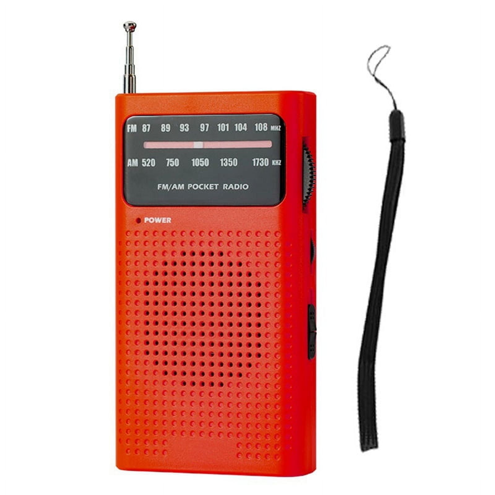 WM25 Full-Band Small Portable Radio Mini AM FM Pointer Pocket Radio for ...