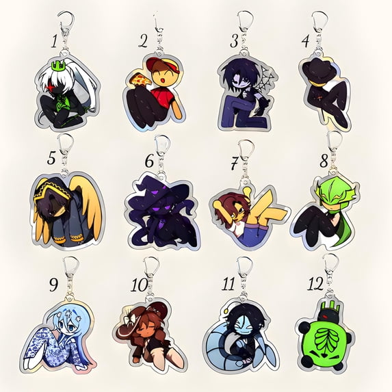 HOT Game Forsaken Guest 1337 6CM Acrylic Keychains Noob/Elliot/c00lkidd ...