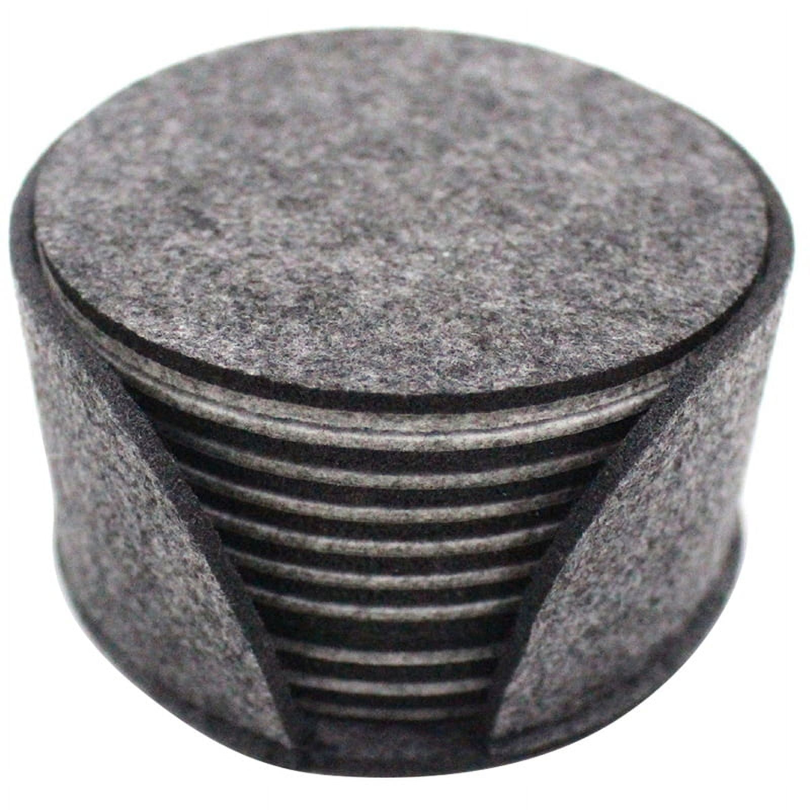 HOT! Glass Coaster, Round Drink Coaster with Beverage Storage Box, Bar ...