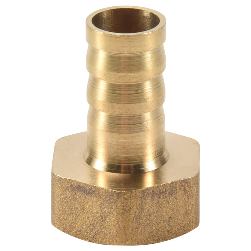 HOT Gold Brass Fitting 10mm Hose Barb 1/2" NPT Female Thread Straight ...