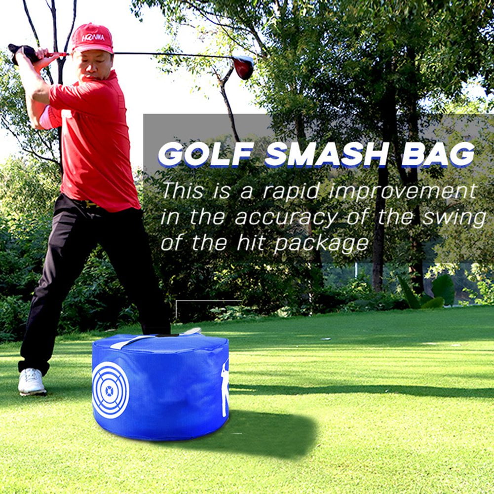 HOT! Golf Impact Power Smash Bag Hitting Swing Training Aids Trainer ...