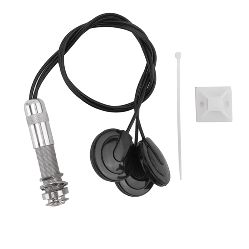 HOT! Guitar Pickup 3x Piezo Transducer for Acoustic Ukulele Mandolin Instruments - Walmart.com