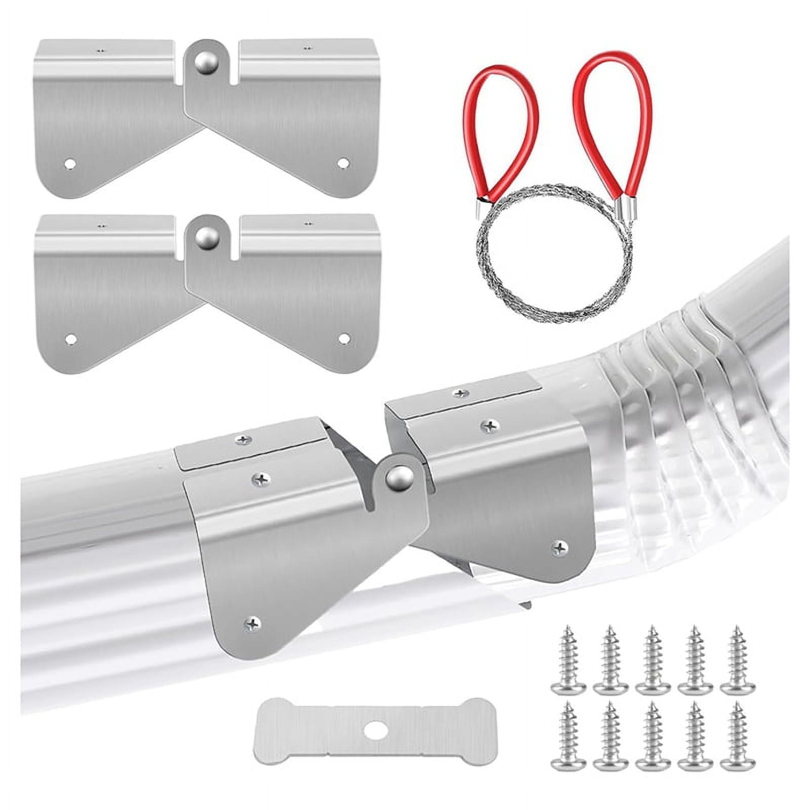 HOT! Gutter Downspout Hinges,1 Pair/2 Pcs Extension Hinge,Down Spout ...