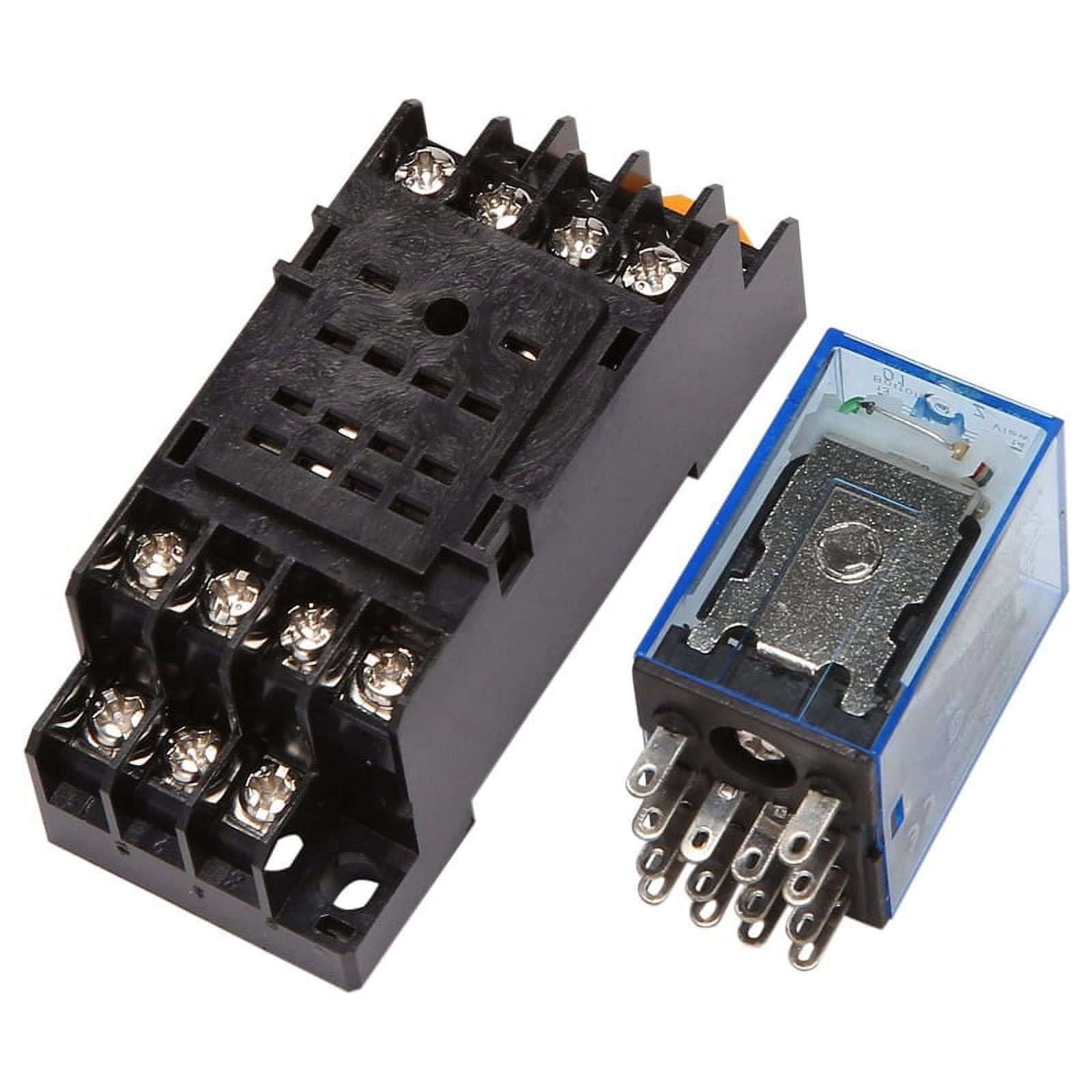HOT! HH54P DC 12V Coil 4PDT 14 Pins Electromagnetic Power Relay DYF14A ...