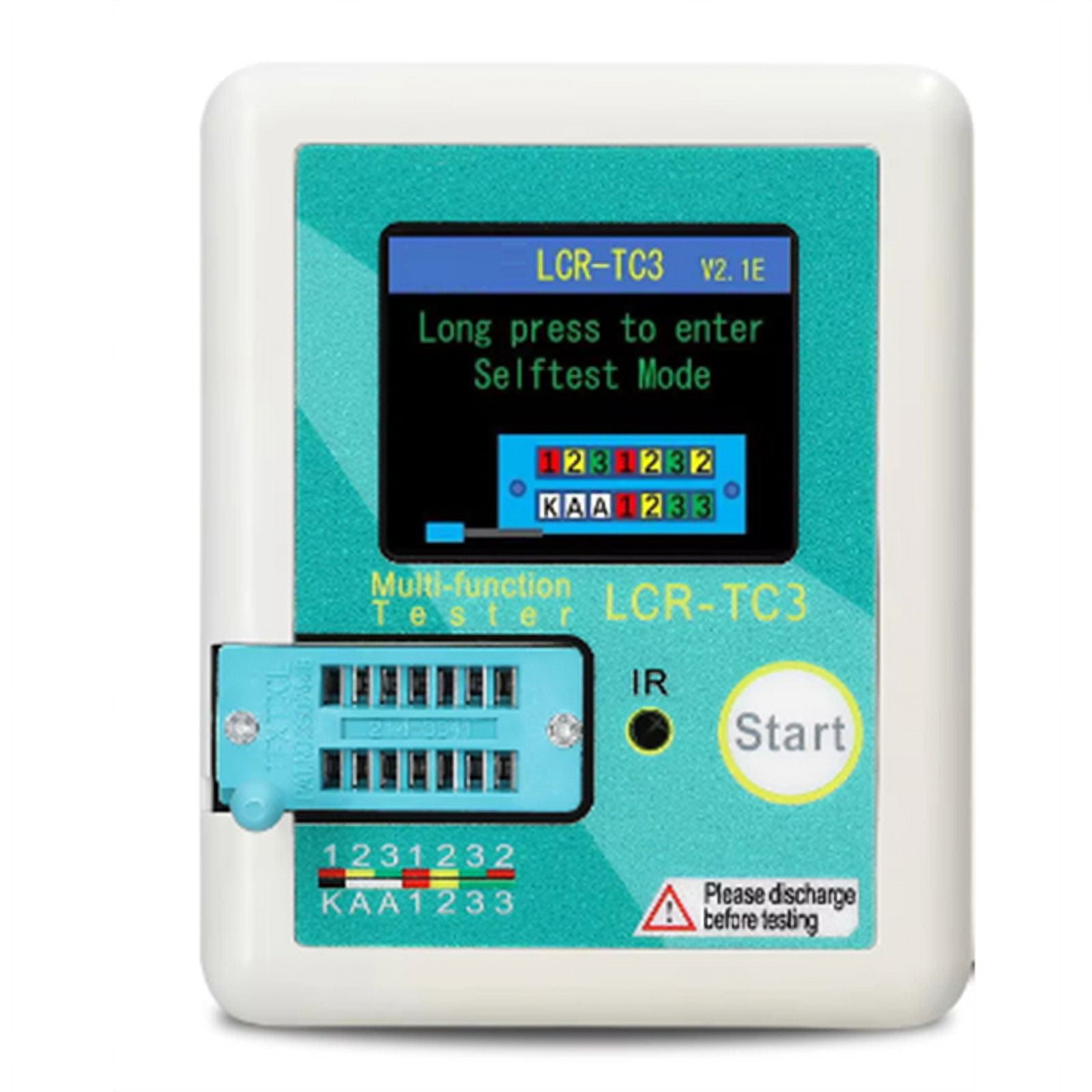 HOT! HOT! LCR-TC3 Transistor Tester Zener Diode Voltage Regulator NPN ...