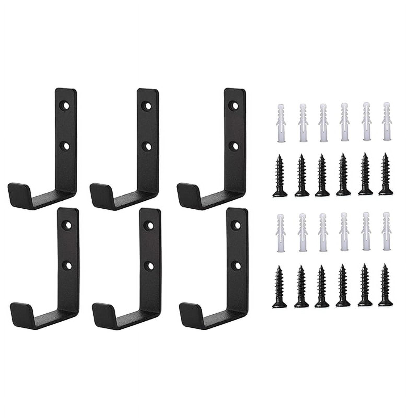 HOT! Heavy Duty Garage Hooks for Storage, 6Pcs Wall Hanging, J Hooks, Tools Storage Utility ...