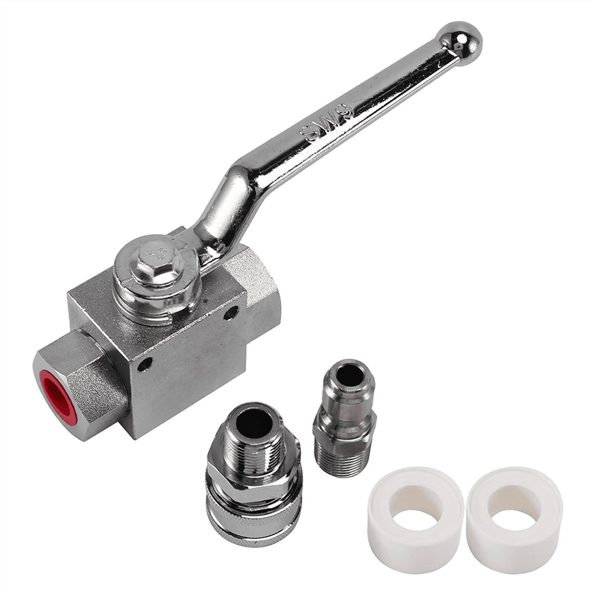 HOT High Pressure Washer Ball Valve Kit, 3/8 Inch Quick Connect for ...
