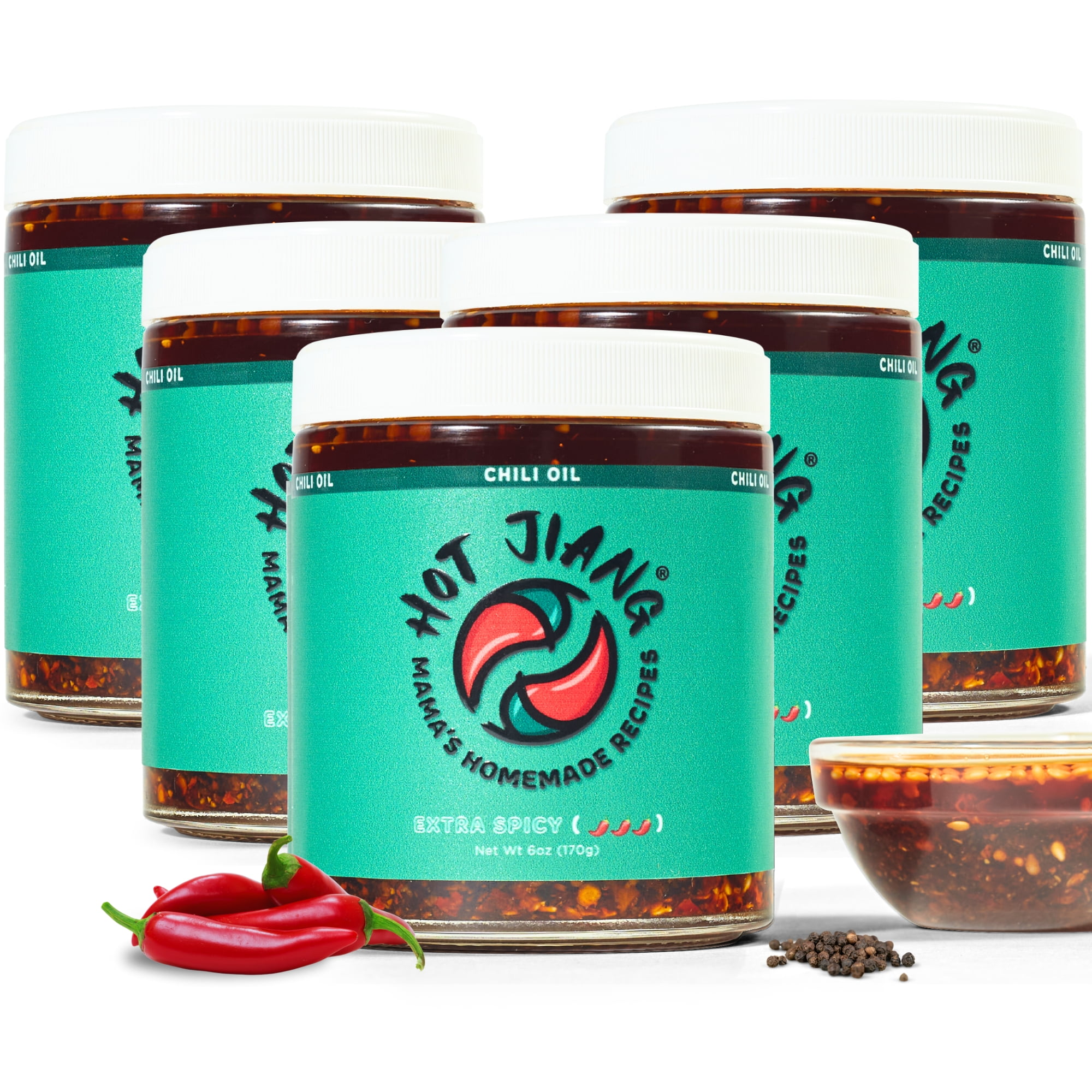 HOT JIANG® Chili Oil Crisp - All Natural & Vegan Spicy Hot Chili Sauce ...