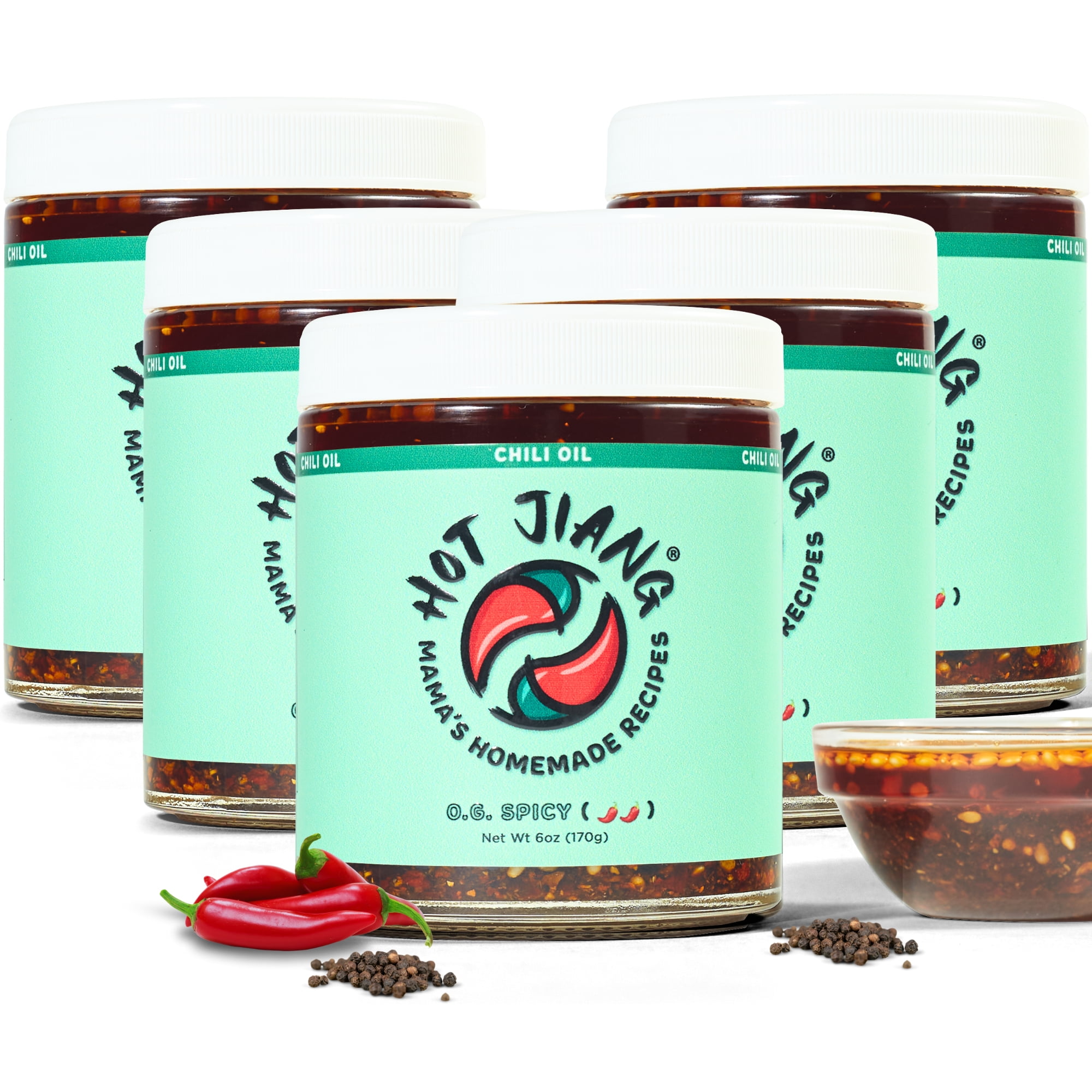 HOT JIANG® Chili Oil Crisp - All Natural & Vegan Spicy Hot Chili Sauce ...