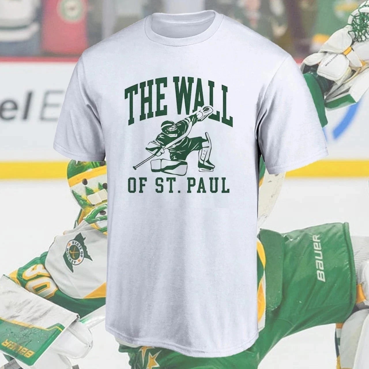 HOT! Jesper #30 Wallstedt Wall of St. Paul Minnesota Player Gift Fan ...