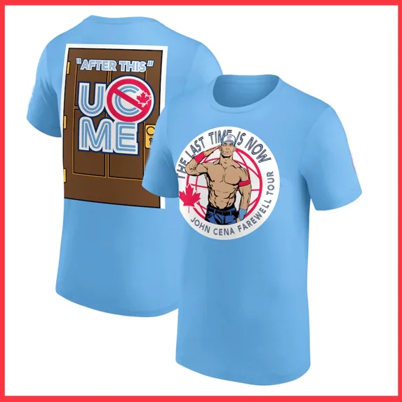 HOT - John Cena Farewell Tour 2025 Toronto Light Blue T-Shirt - Walmart.com