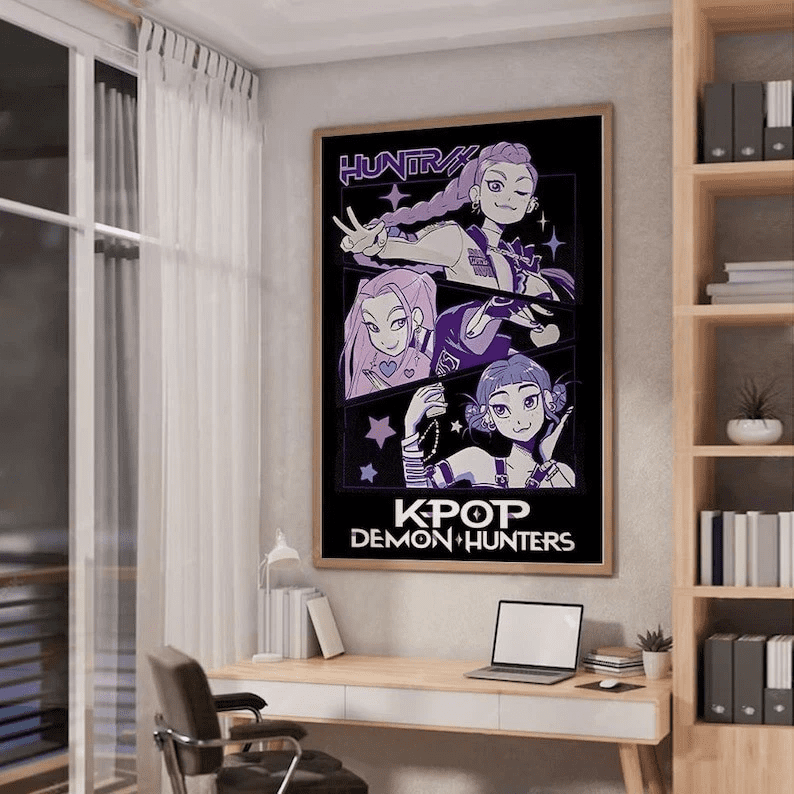 HOT KPop Demon Hunters Movie Poster, high quality1 - Walmart.com