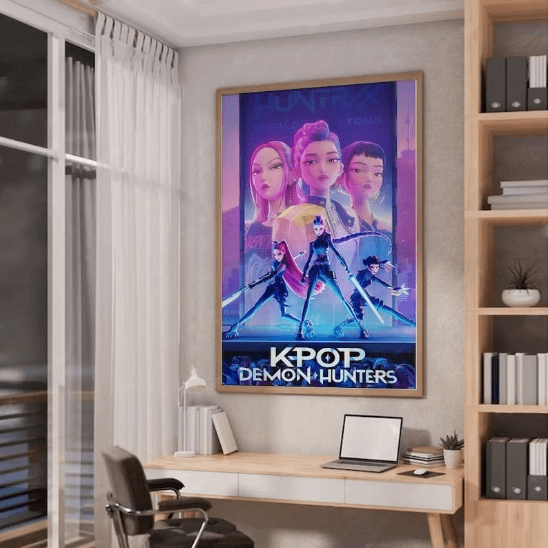 HOT KPop Demon Hunters Movie Poster, high quality2 - Walmart.com