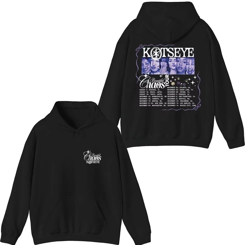 HOT!!! Katseye Merch Beautiful Chaos Tour 2025 Unisex Hot Hoodie ...
