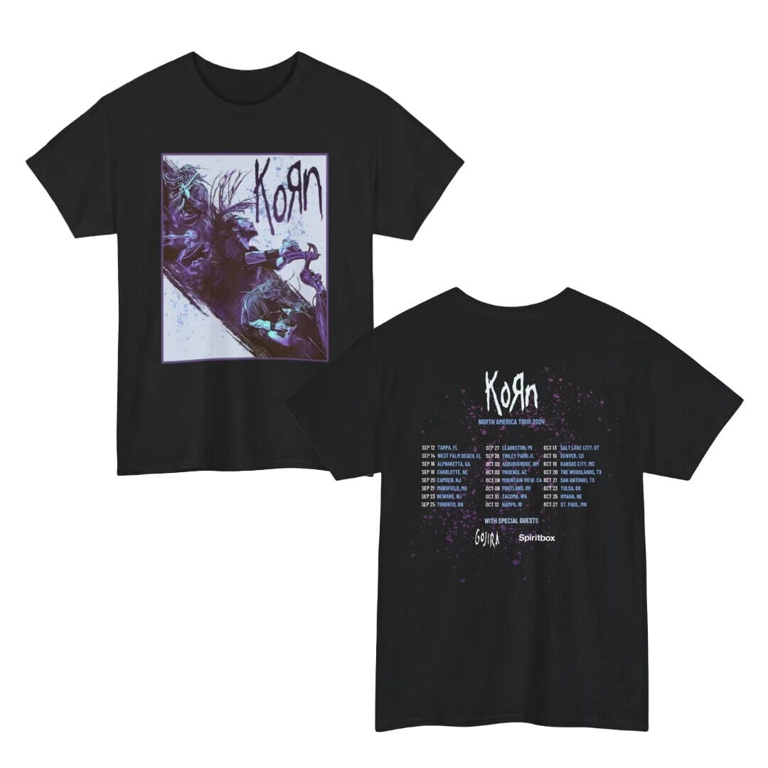 HOT Korn North America Tour T-shirt 2024 New - Walmart.com