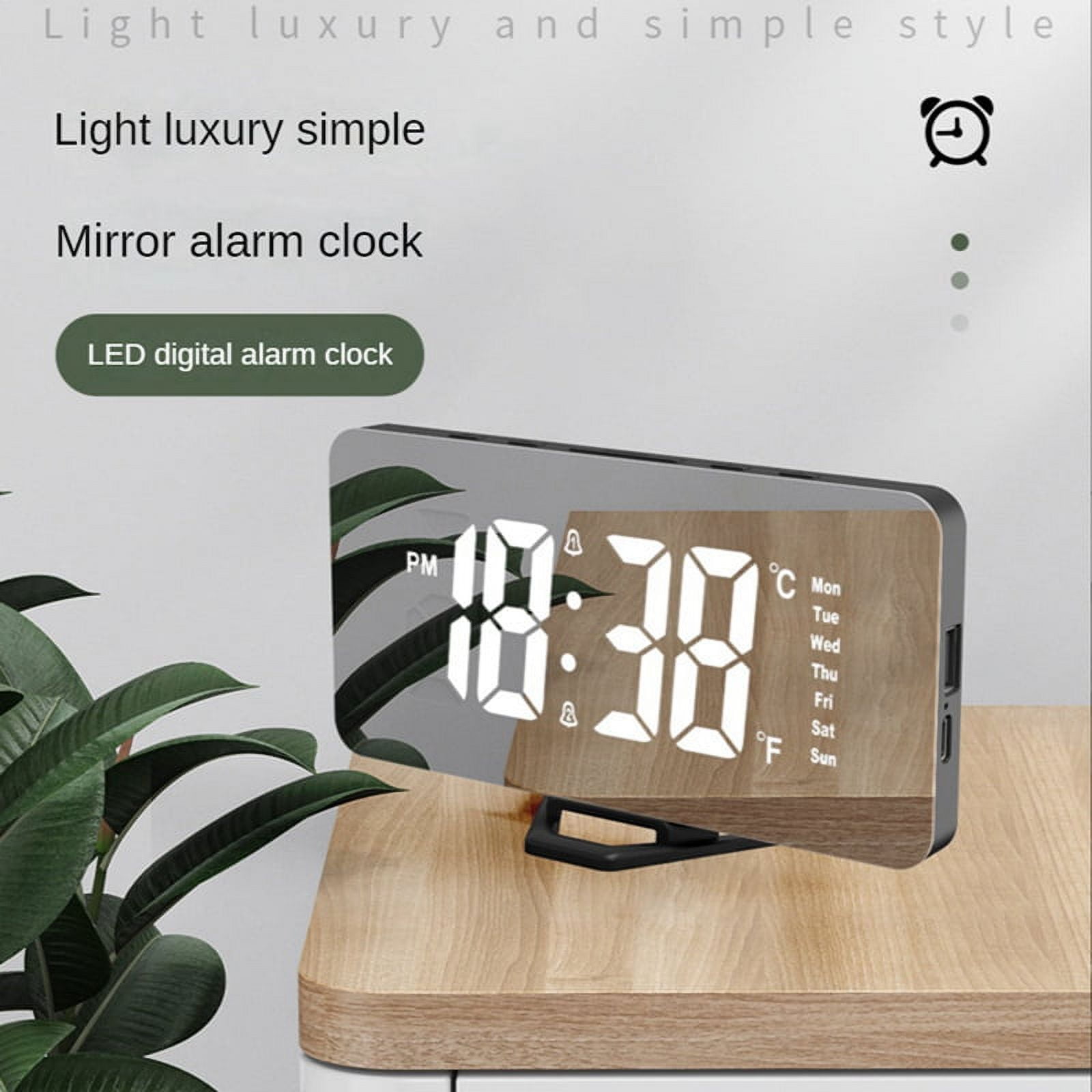 HOT-LED Digital Projection Alarm Clock Table Electronic Alarm Clock ...