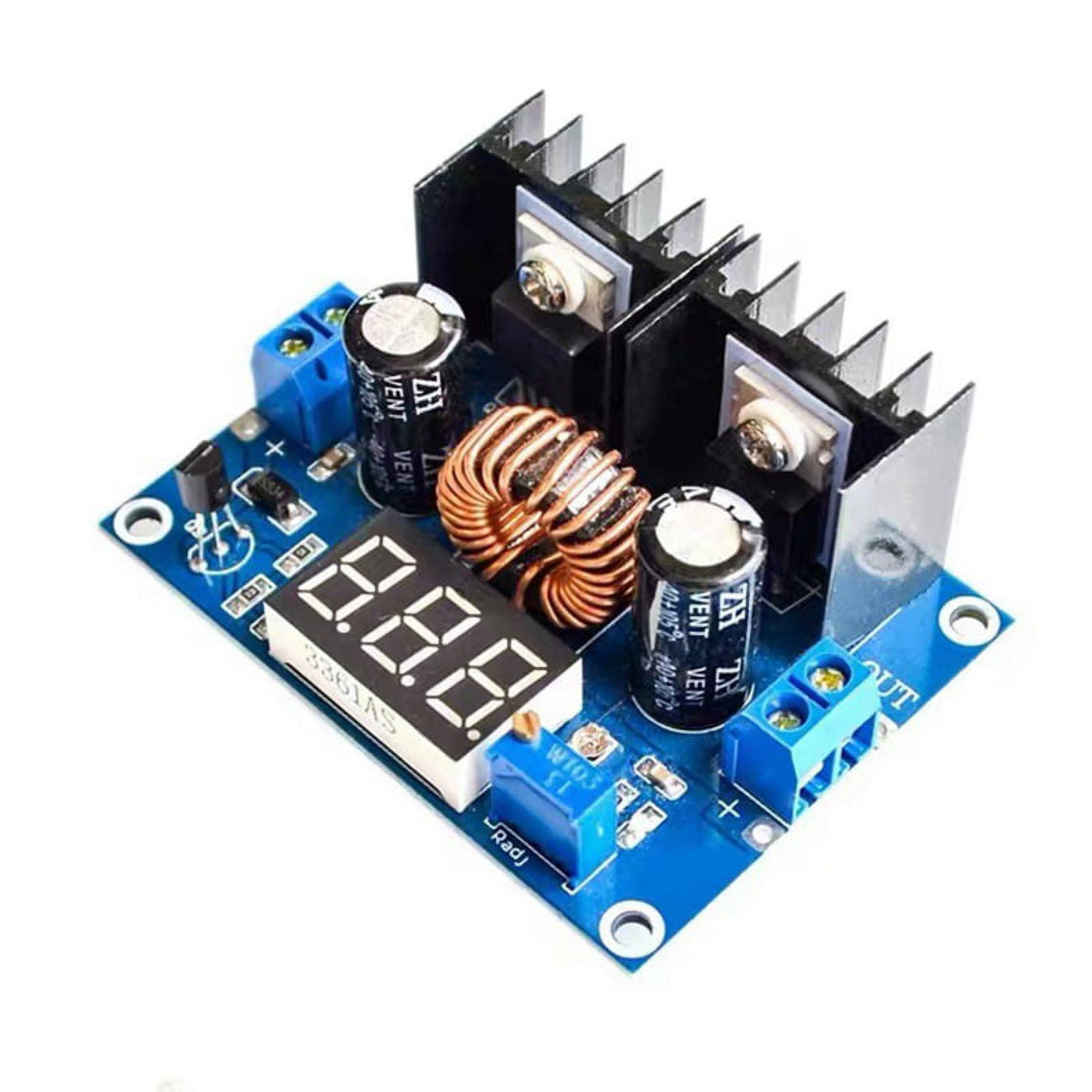HOT! LED Voltmeter PWM Adjustable 4-38V To 1.25-36V Step-Down Board Module XL4016 8A 250W DC-DC ...