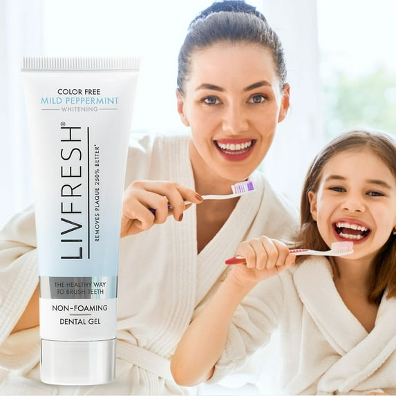 HOT!!LIVFRESH Award-Winning Toothpaste Gel: 250% Better Plaque Removal ...