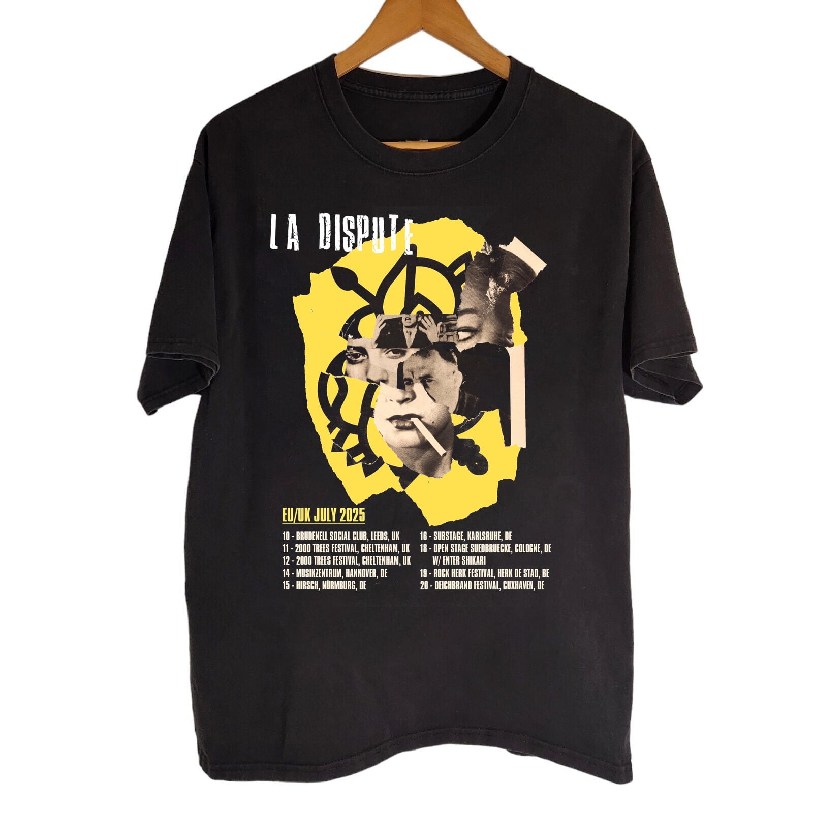 HOT!! La Dispute Tour 2025 Gift For Fans Black Cotton All Size T-Shirt ...