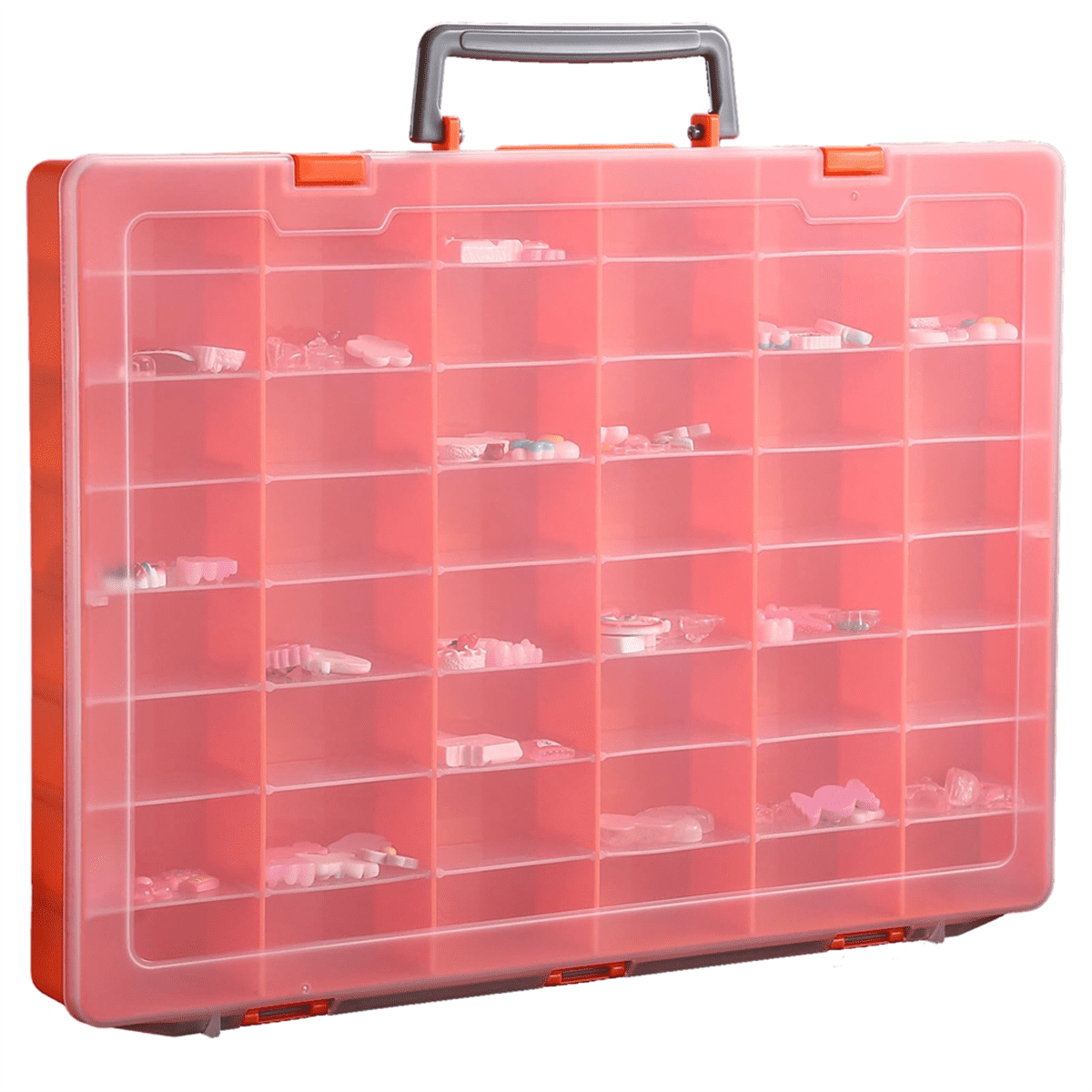 HOT! Large 48 Grids Plastic Organizer Box with Adjustable Dividers ...